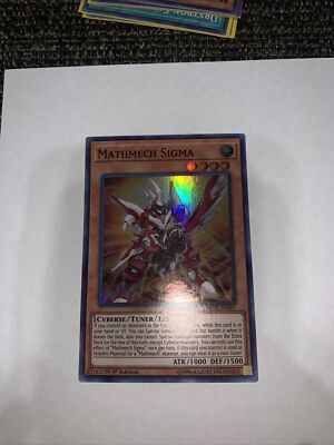 YUGIOH TCG MATHMECH SIGMA MYFI-EN001 SUPER 1ST EDITION NM | eBay