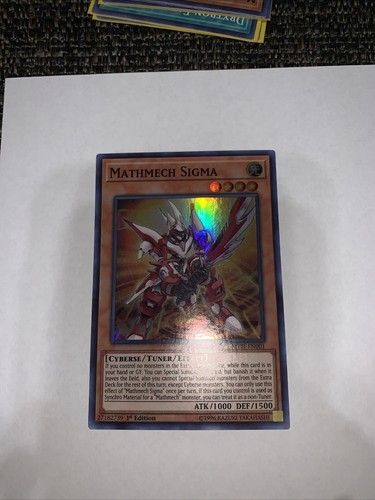 YUGIOH TCG MATHMECH SIGMA MYFI-EN001 SUPER 1ST EDITION NM | eBay