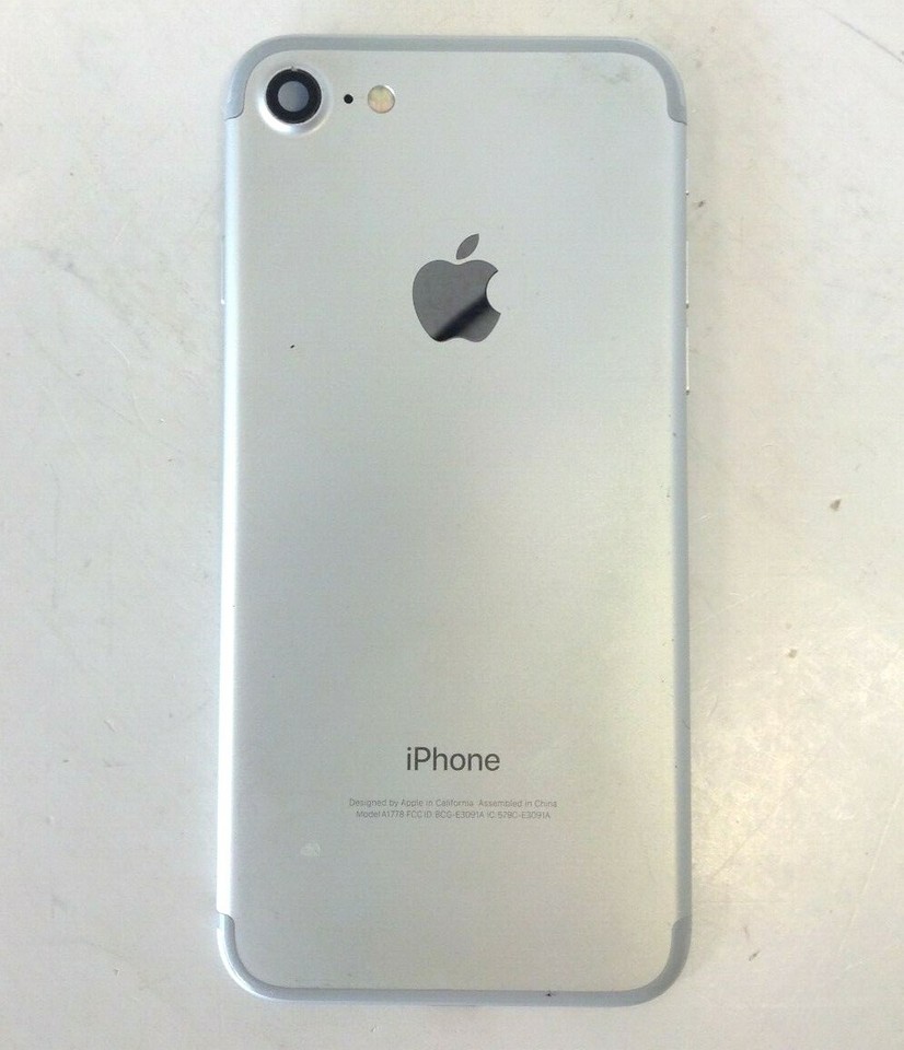 Original Rear Housing Back Cover Apple IPhone 7 Silver A1778 | eBay