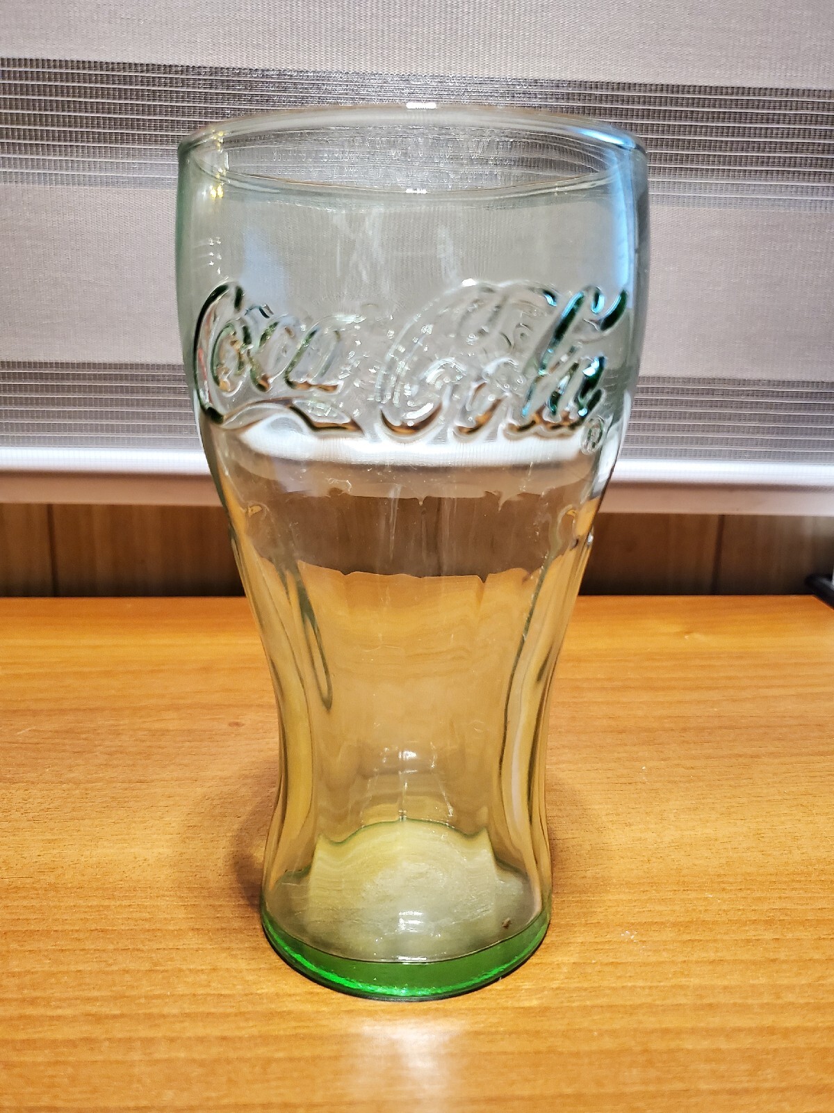 GREEN TINT COCA-COLA GLASS-COKE-ORIGINAL-SODA-VINTAGE-22oz-7"-LICENSED ...