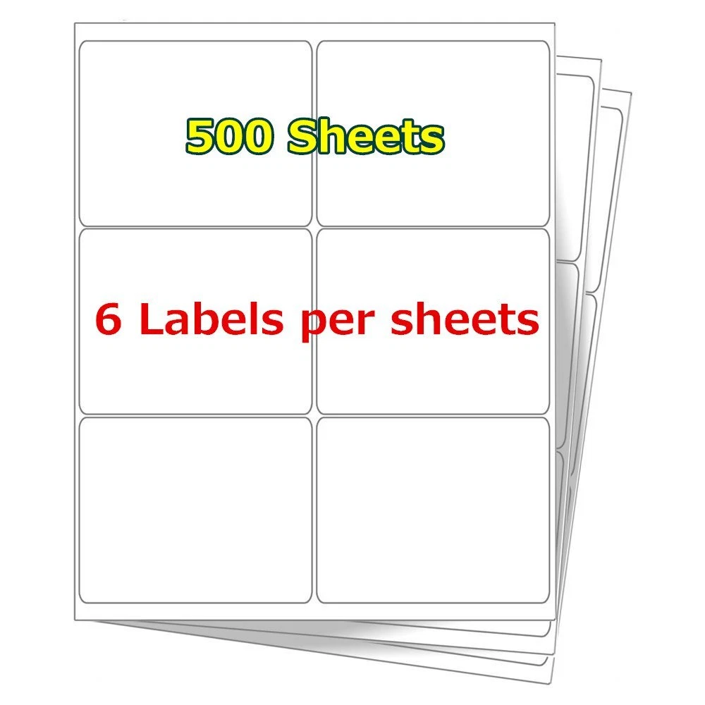 Blank Barcodes Label Sheets