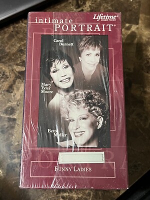 Intimate Portrait Funny Ladies VHS Box Set BRAND NEW Bette Midler CAROL ...