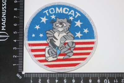 US NAVY PRINTED TOMCAT F-14 TOPGUN SQUADRON SQDN CLOTH JACKET PATCH ...