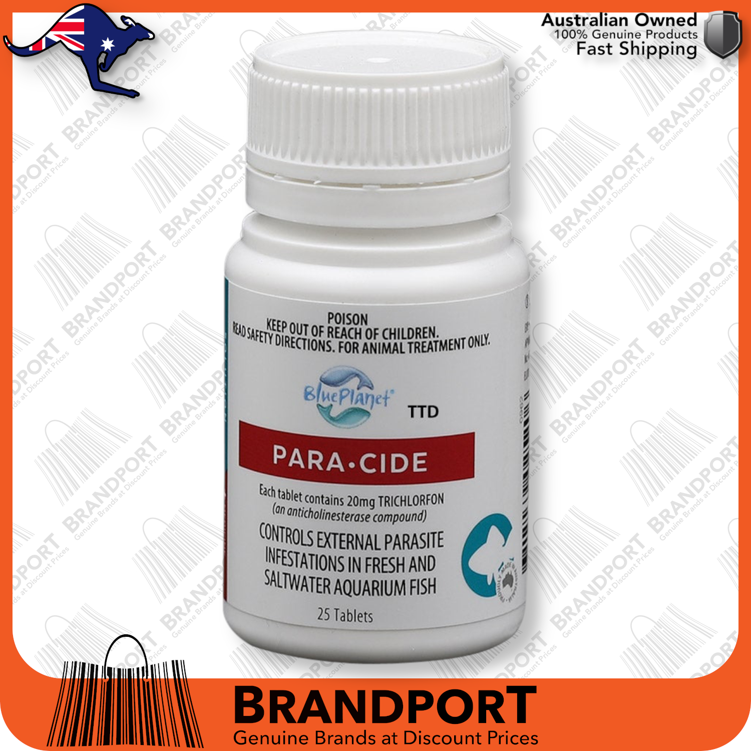 Blue Planet PARA-CIDE Trichlorfon 20mg - 25 Tablets for sale online | eBay