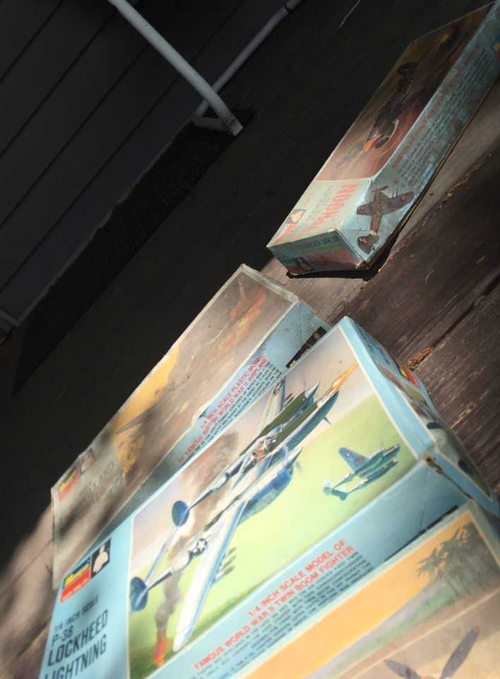 Lot Of 7 Vintage Revell WW2 Airplanes Plastic Model aircraft kits ...