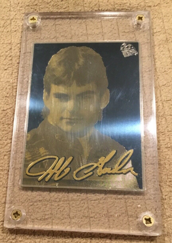 Jeff Gordon NASCAR 1994 Press Pass 24K Gold Metal Rookie Card #546/5024 ...