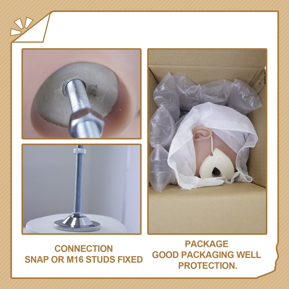 Only Head Realistic TPE Skeleton LifeLike Sex D-oll Head Adult Love ...