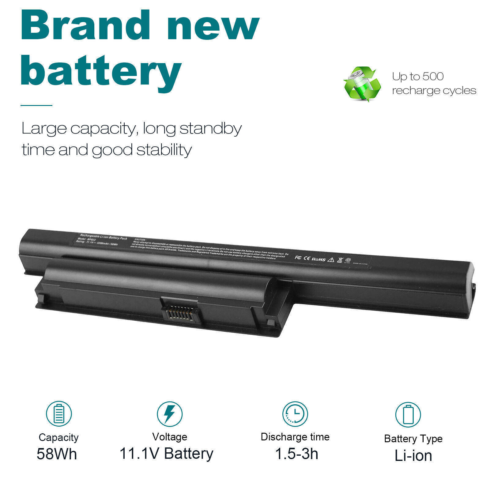 VGP-BPS22 Laptop Battery for Sony Vaio VPCEA PCG-61315L VGP-BPS22A VGP ...