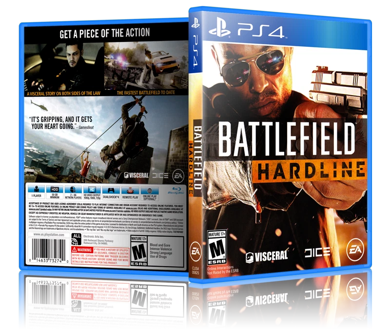 Battlefield Hardline Ps4 Cover