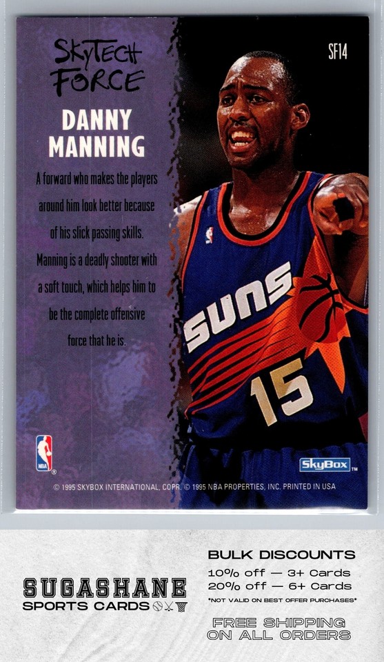 1994 SkyBox SF14 Danny Manning Phoenix Suns Basketball Card | eBay