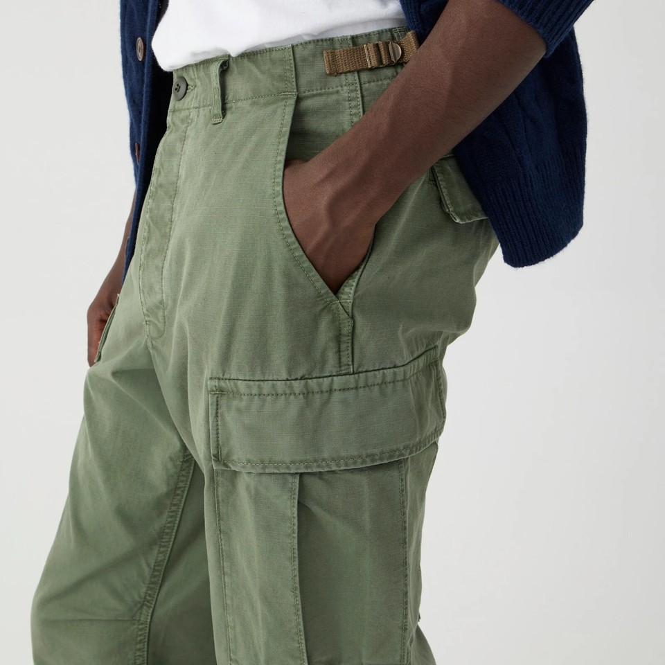 J. Crew Men's Relaxed Fit Cargo Pants in 100% Cotton Ripstop $138 NEW ...