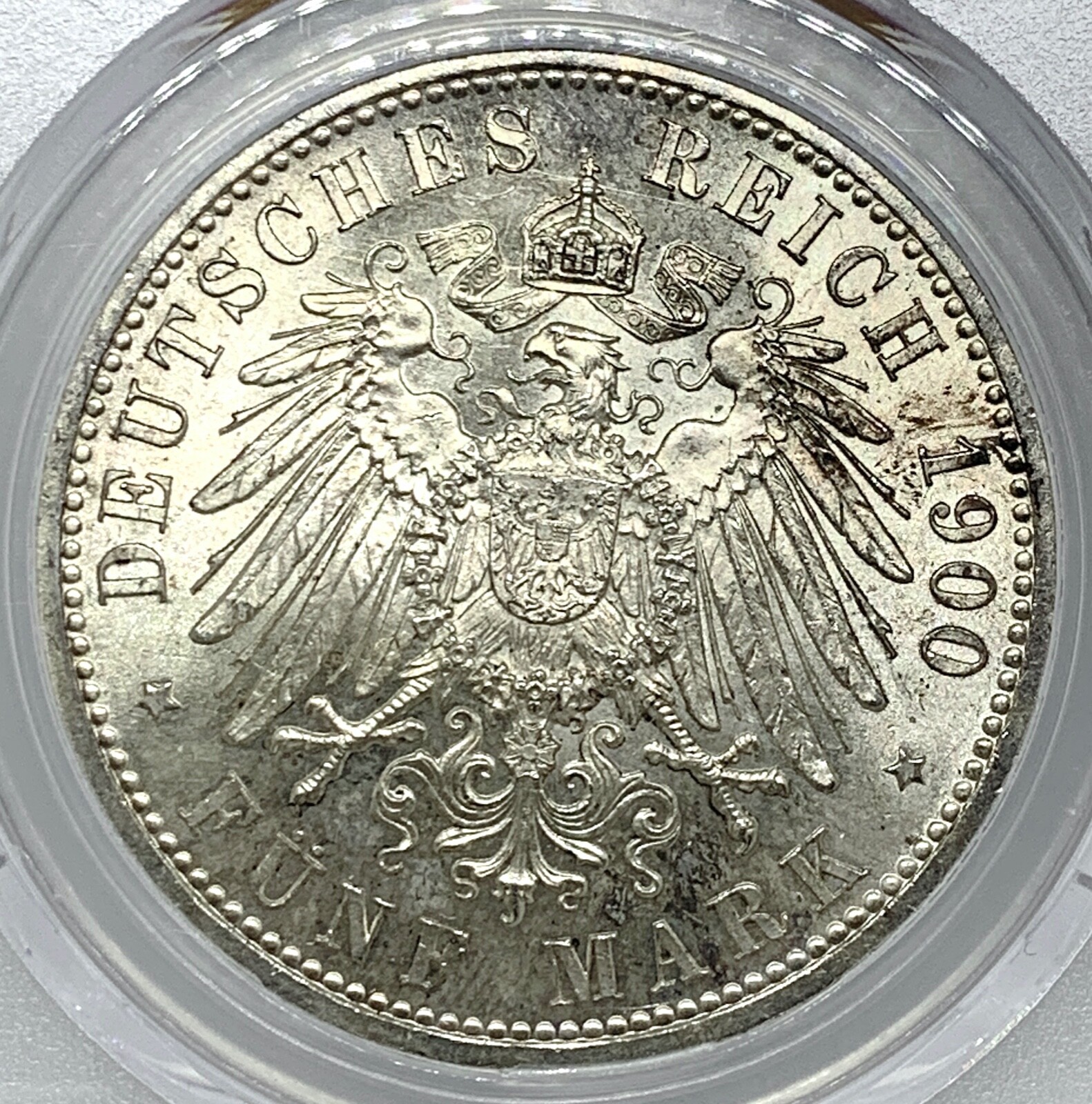 German States Oldenburg 1900A 5 Mark Coin Thaler PCGS MS 64 Taler F.STG ...