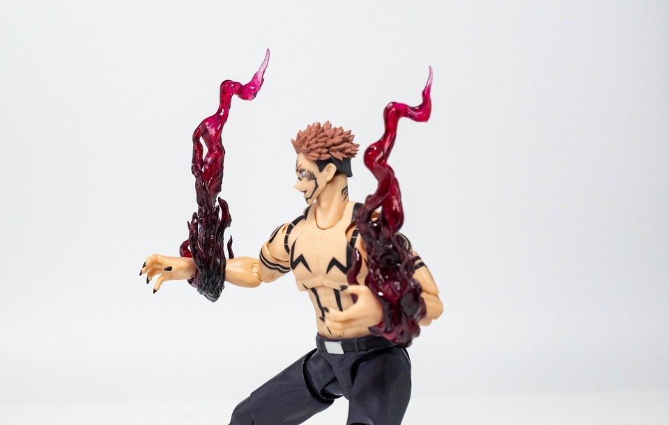 SH Figuarts Jujutsu Kaisen Sukuna Red Cursed Energy Wrist Effect EFFECT ...