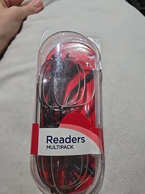 3 Equate Women s Multipack Readers with Case Orange +3.00 executive | eBay