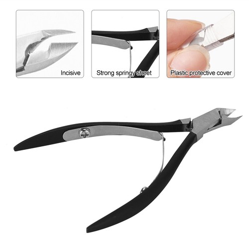 (Black)Stainless Steel Nail Dead Skin Scissors Calluses Hangnail ...