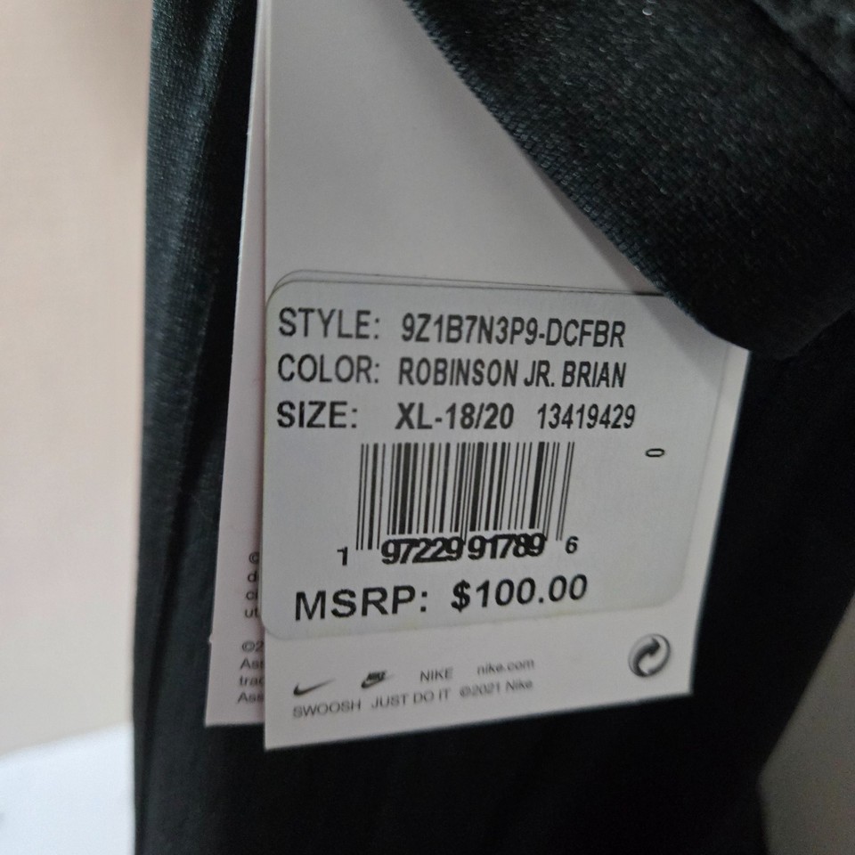 Nike Youth NFL #8 Brian Robinson Jr. Washington Commanders Football ...