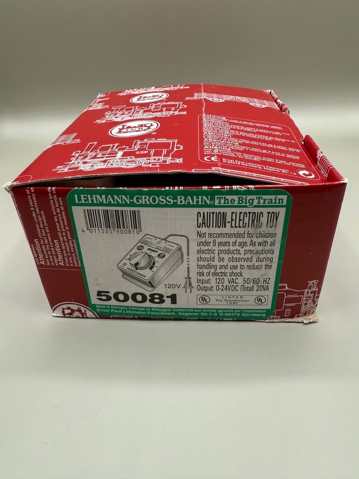 LGB 50081 G Scale Transformer 1 Amp with box | eBay