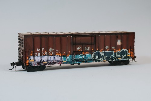 CDH HO Scale Custom Weathered Lot SXT Athearn Genesis UP MP 50’ Boxcar ...