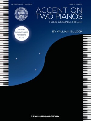 Accent on Two Pianos Intermediate to Advanced Level Book NEW 000146176 ...