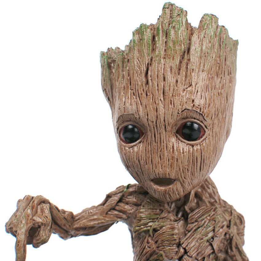 Baby Groot Vol.2 Guardians of the Galaxy Push Bomb Button Action Statue ...