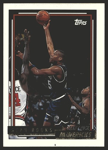 1992-93 Topps #292 Sean Rooks Gold | eBay