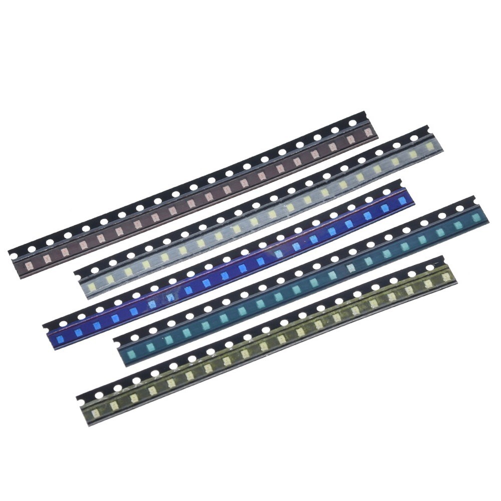Assorted 0805 SMD LED light Kit 100pcs in 5 Colors for Various ...