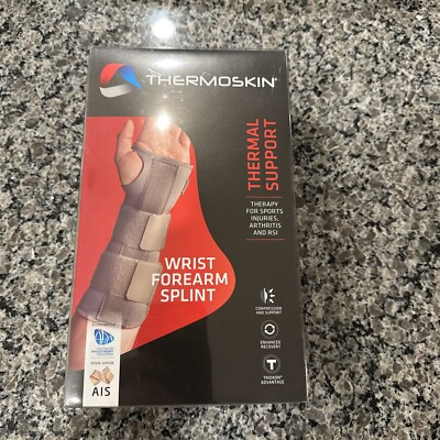 New In Box Thermoskin Thermal Wrist/Forearm Splint Left Support Beige ...