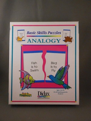 Didax Phonics Basics Skill Analogy Puzzle Learning Educational Home ...