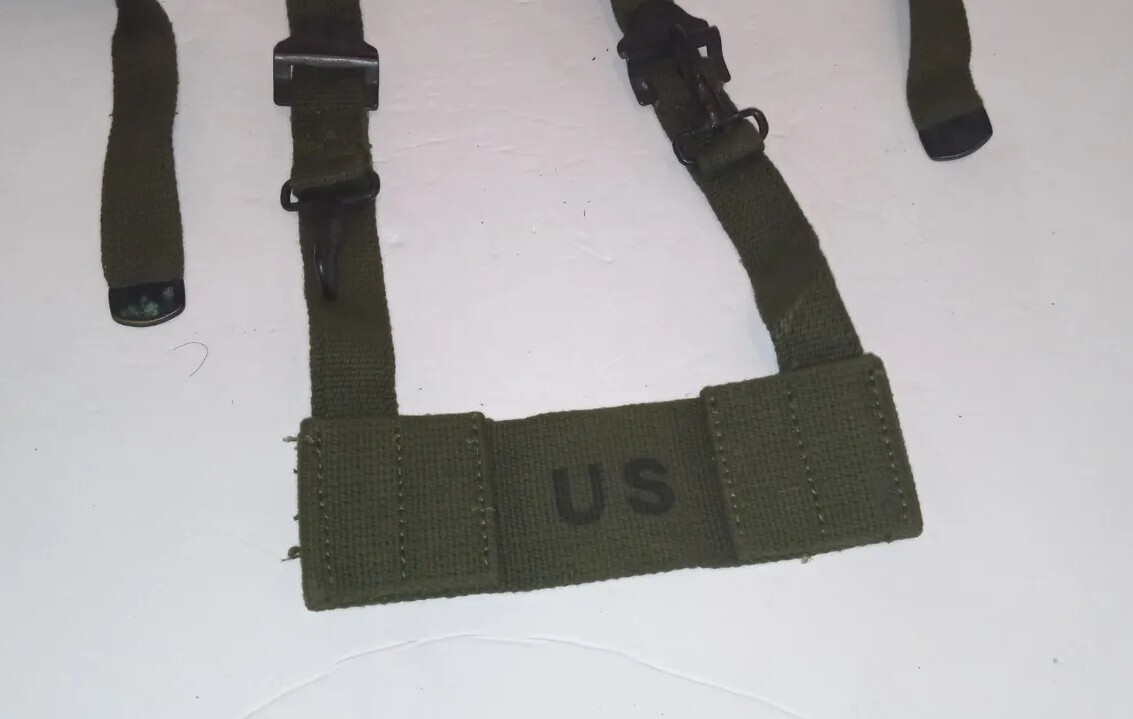 USGI Vietnam Era Field Pack Adapter Assembly Strap Butt Pack Straps | eBay