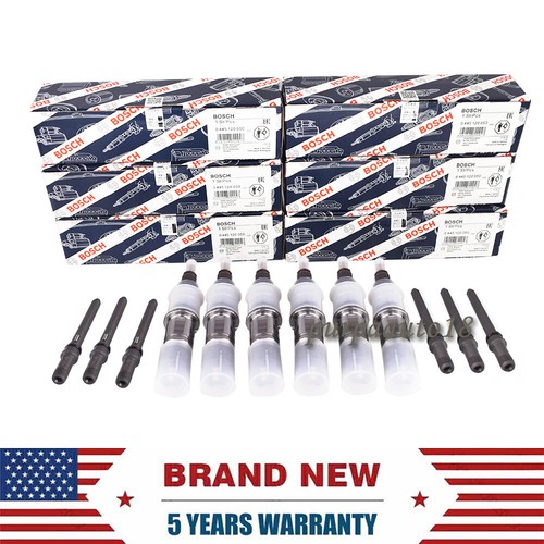 6 Diesel Fuel Injector 0445120050 For 07-12 Cummins Dodge Ram 2500 3500 ...