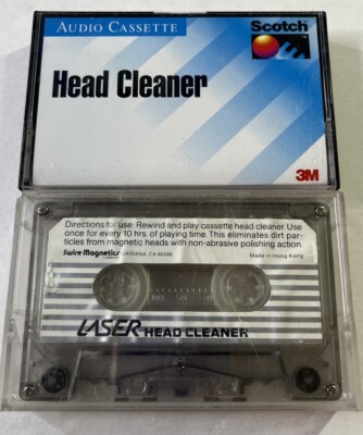 Scotch Audio Cassette Head Cleaner & Swire Magnetics Laser Head Cleaner ...