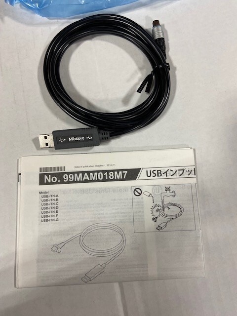 Mitutoyo 06AFM380E (USB-ITN-E) USB Direct Cable without Data Switch ...