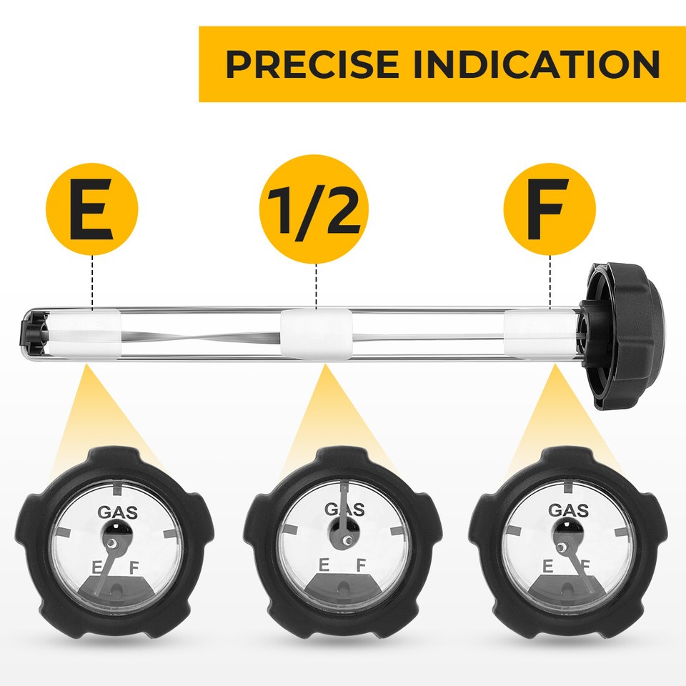 1240119 For Polaris Ranger 16" Fuel Gas Cap Gauge 400 500 700 TM UTV ...