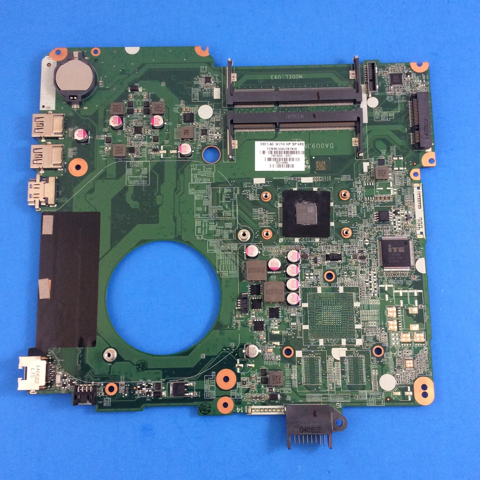 Genuine HP PAVILION 15-f085wm AMD A4-5000 MOTHERBOARD DA0U93MB6D2 ...