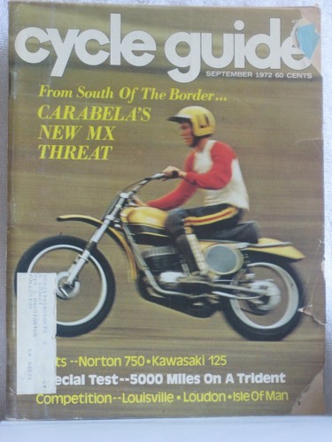 Cycle Guide Magazine - September 1972 | eBay