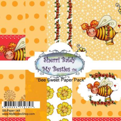 NEW My-Besties SCRAPBOOK PAPER PACK SET 6 X 6" BEE SWEET | eBay