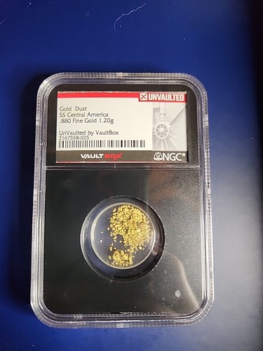 SS Central America GOLD Nugget 1.2g NGC Vaultbox Unvaulted Shipwreck Treasure | eBay