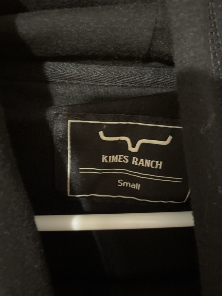 Kimes Ranch Hoodie Mens Small Black Pullover Sweatshirt Logo NWOT | eBay