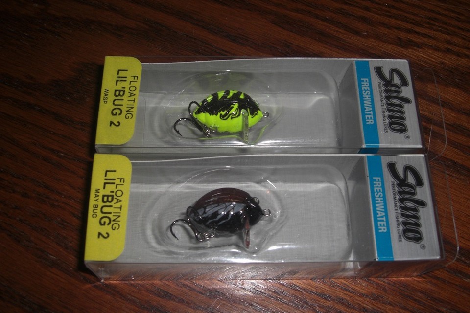 4 Salmo Floating Lil' Bug lures new in packaging by Salmo of Poland | eBay