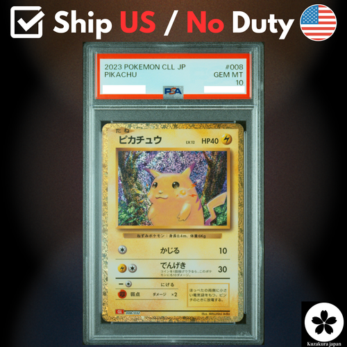 PSA 10 Pikachu 008/032 CLL HOLO Pokemon Card Classic Collection 2023 US ...