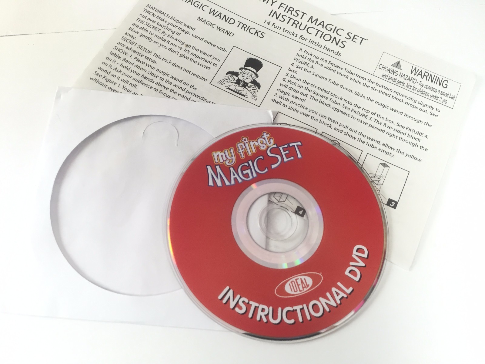 Kids Magician Hobby Show Ideal My First Magic Set 20 Tricks + DVD Magic ...