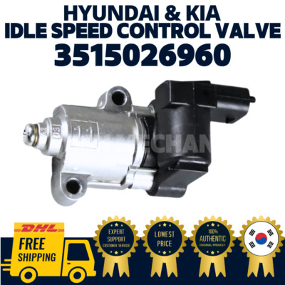 GENUINE OEM Hyundai Kia Idle Speed Air Control Valve 3515026960 Accent ...