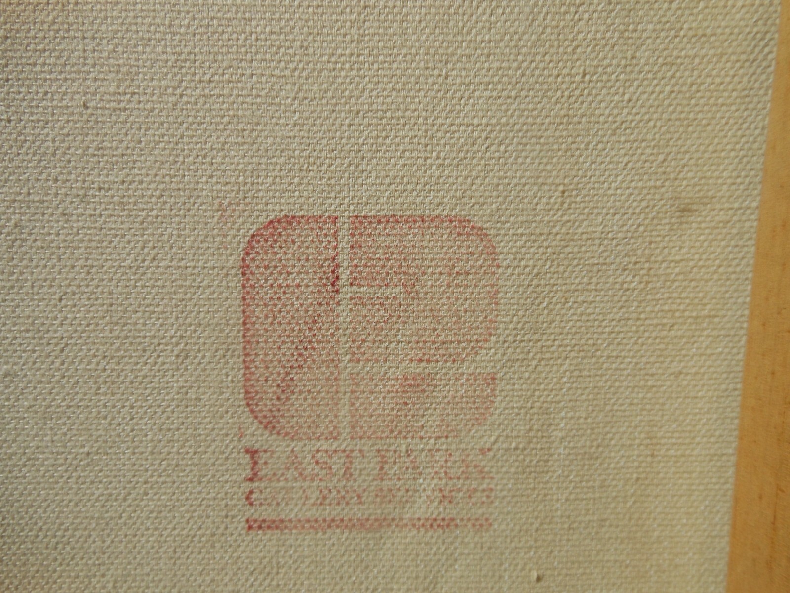 1983 Helle Hamilton Abstract Painting 48" X 36" East Park Gallery Oil ...