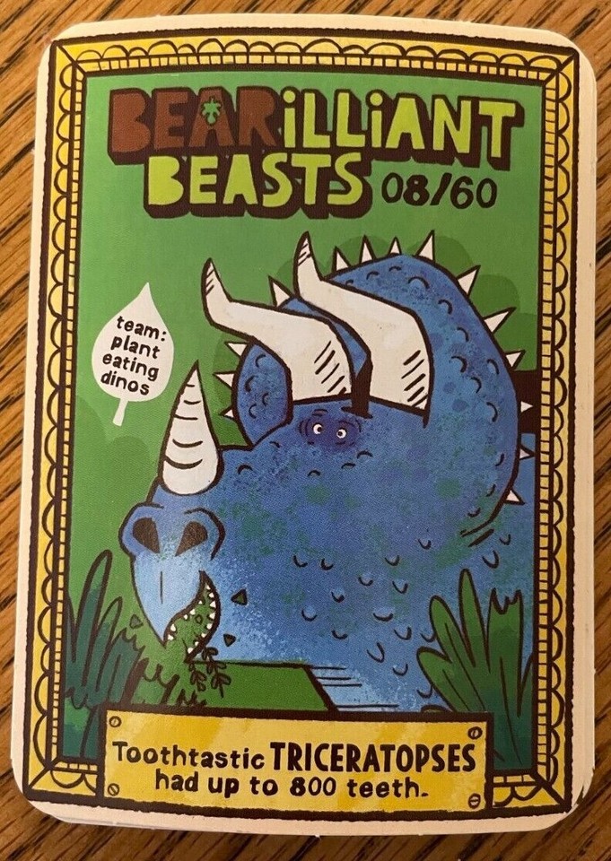 Bear YoYo Bearilliant Beasts Cards - RARE CARDS AVAILABLE, CHOOSE YOUR ...
