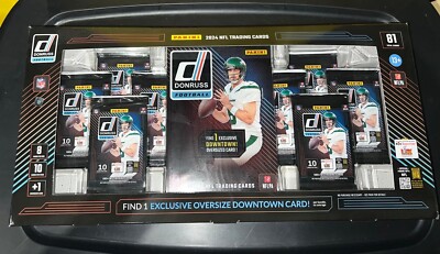 2024 DONRUSS NFL COSTCO FOOTBALL BUNDLE W/ EXCLUSIVE OVERSIZED DOWNTOWN ...