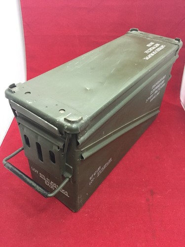 MILITARY PA120 40mm BA30 Stackable Ammo Can Green Ammunition Tin Great ...