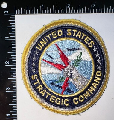 USAF US Air Force Strategic Command Hook & Loop Patch | eBay