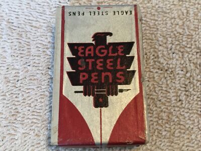 EAGLE STEEL PENS VINTAGE BOX OF 26 STEEL PEN NIBS , ITEM 280 | eBay