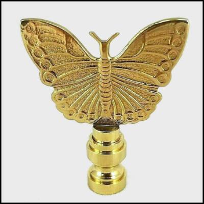 BRASS BUTTERFLY ELECTRIC LIGHTING LAMP SHADE FINIAL (NEW) | eBay