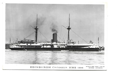 MARINE DE GUERRE BATEAU CROISEUR HMS EDINBURGH | eBay